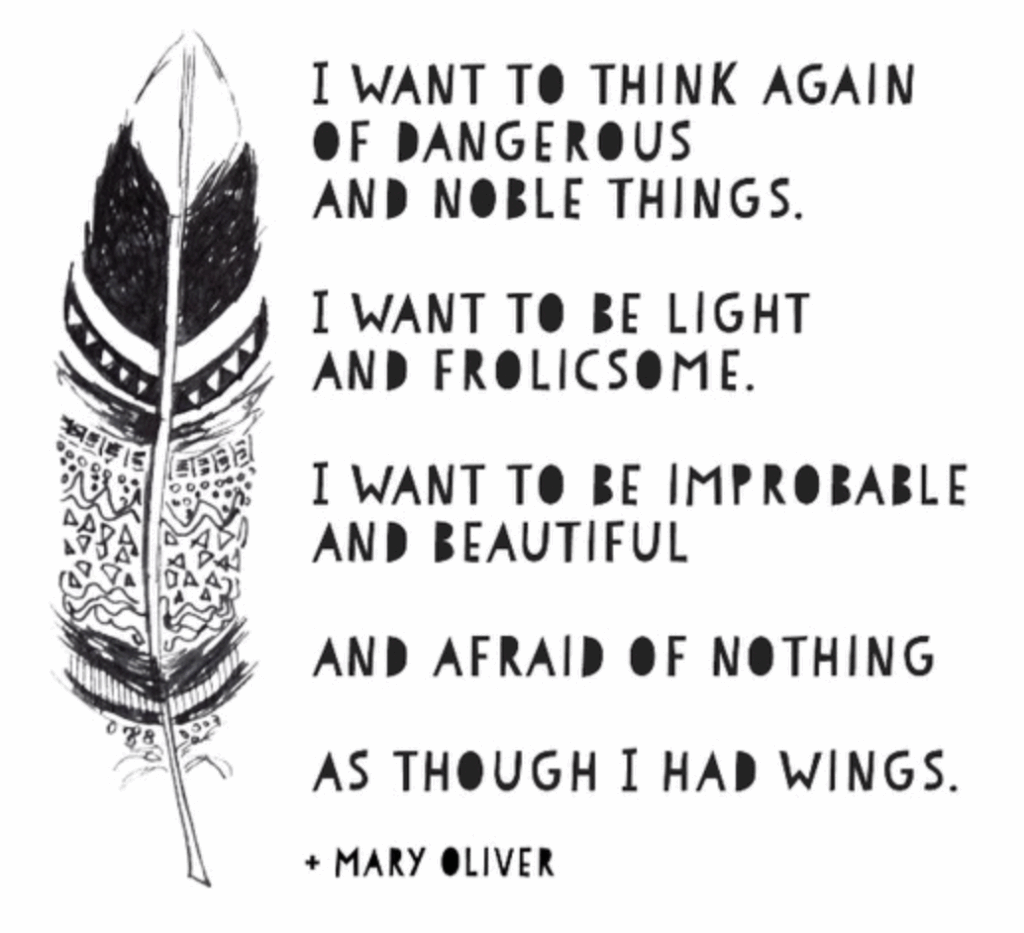 Mary Oliver — Light and Frolicsome • Tenneson Woolf